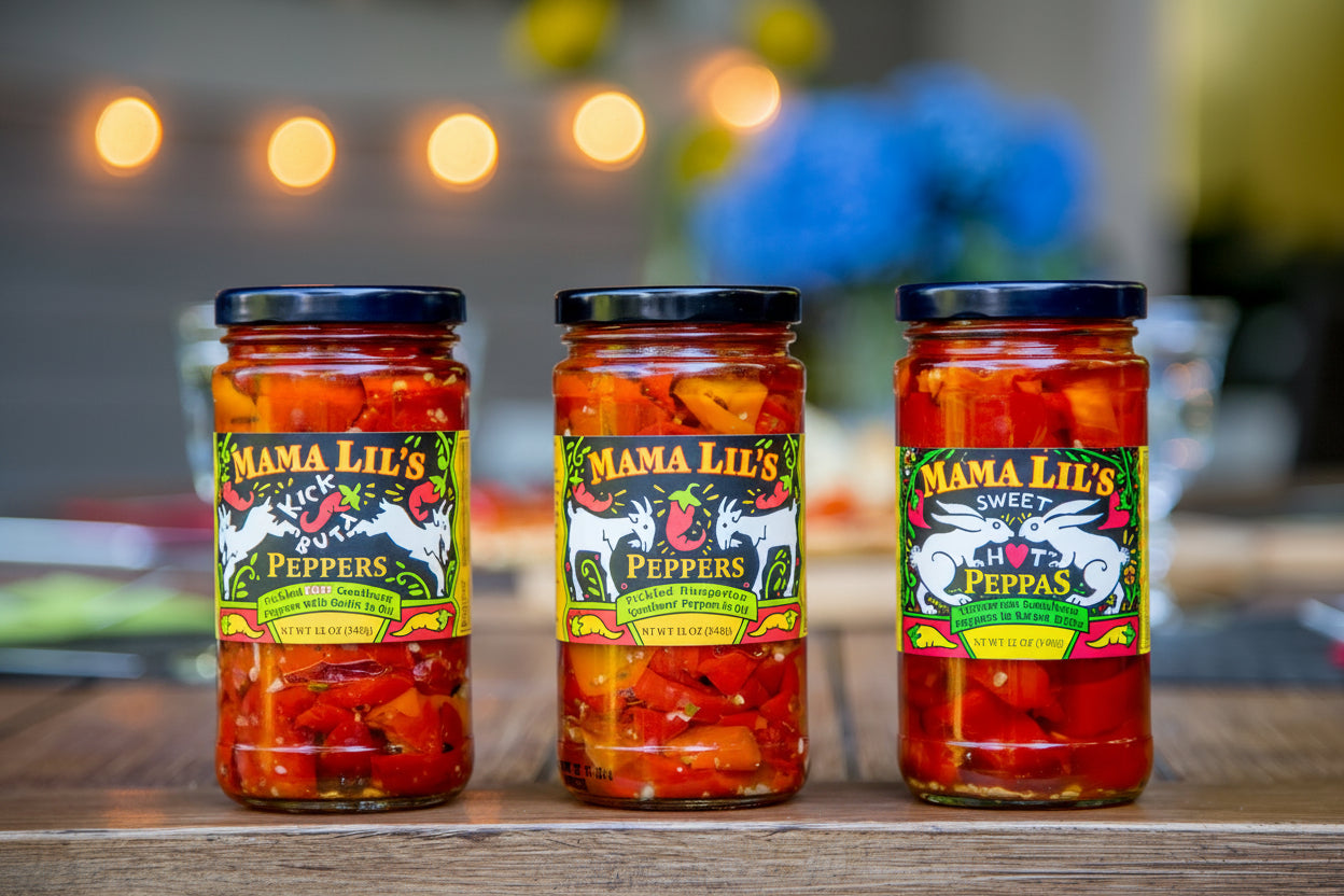 Mama Lil's Pickled Pepper Variety - 12oz.